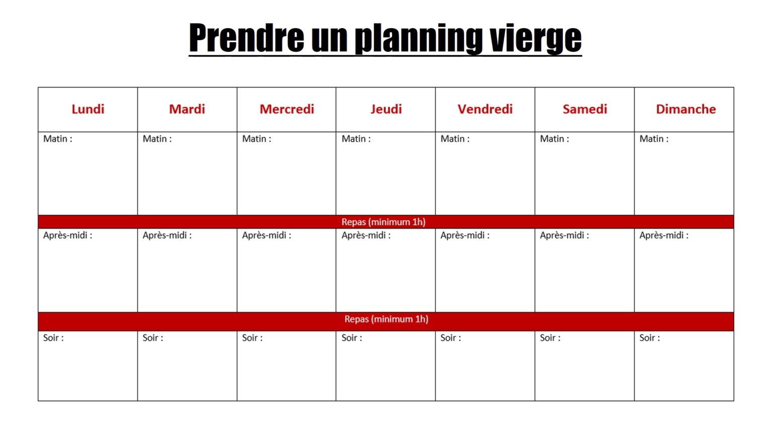 Comment faire un bon planning de révision | Tutorat Santé Lyon Sud
