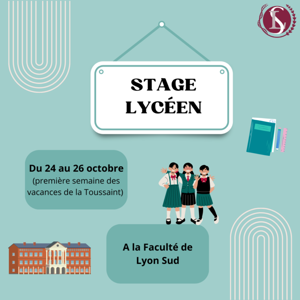Stage Tut 2022 | Tutorat Santé Lyon Sud